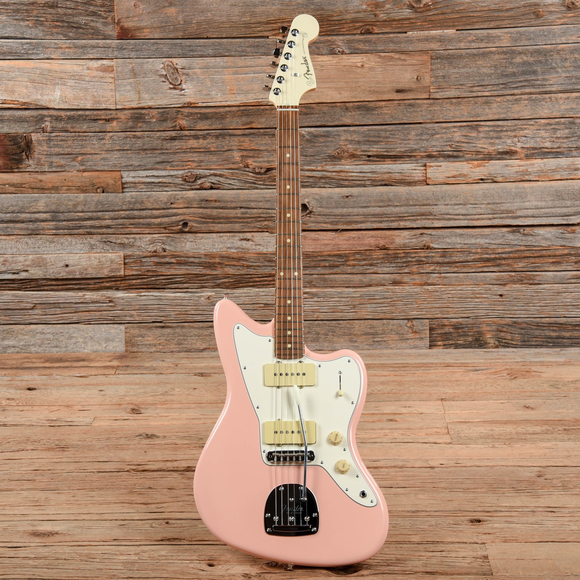 Fender Player Jazzmaster Shell Pink w/Olympic White Headcap, Pure Vint ...