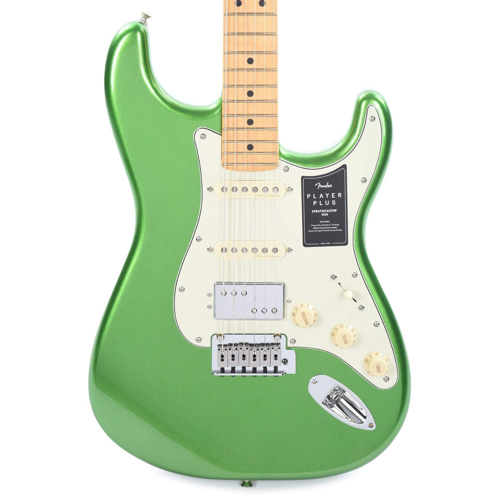 Fender Player Plus Stratocaster HSS Cosmic Jade – Chicago Music Exchange