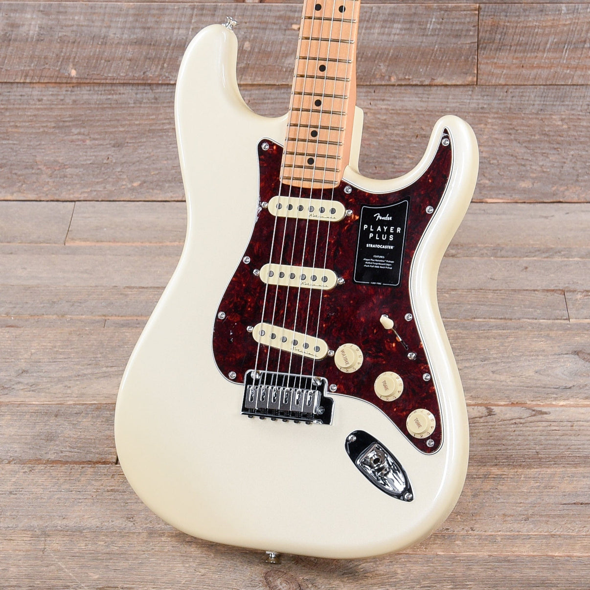Fender Player Plus Stratocaster Olympic Pearl – Chicago Music Exchange