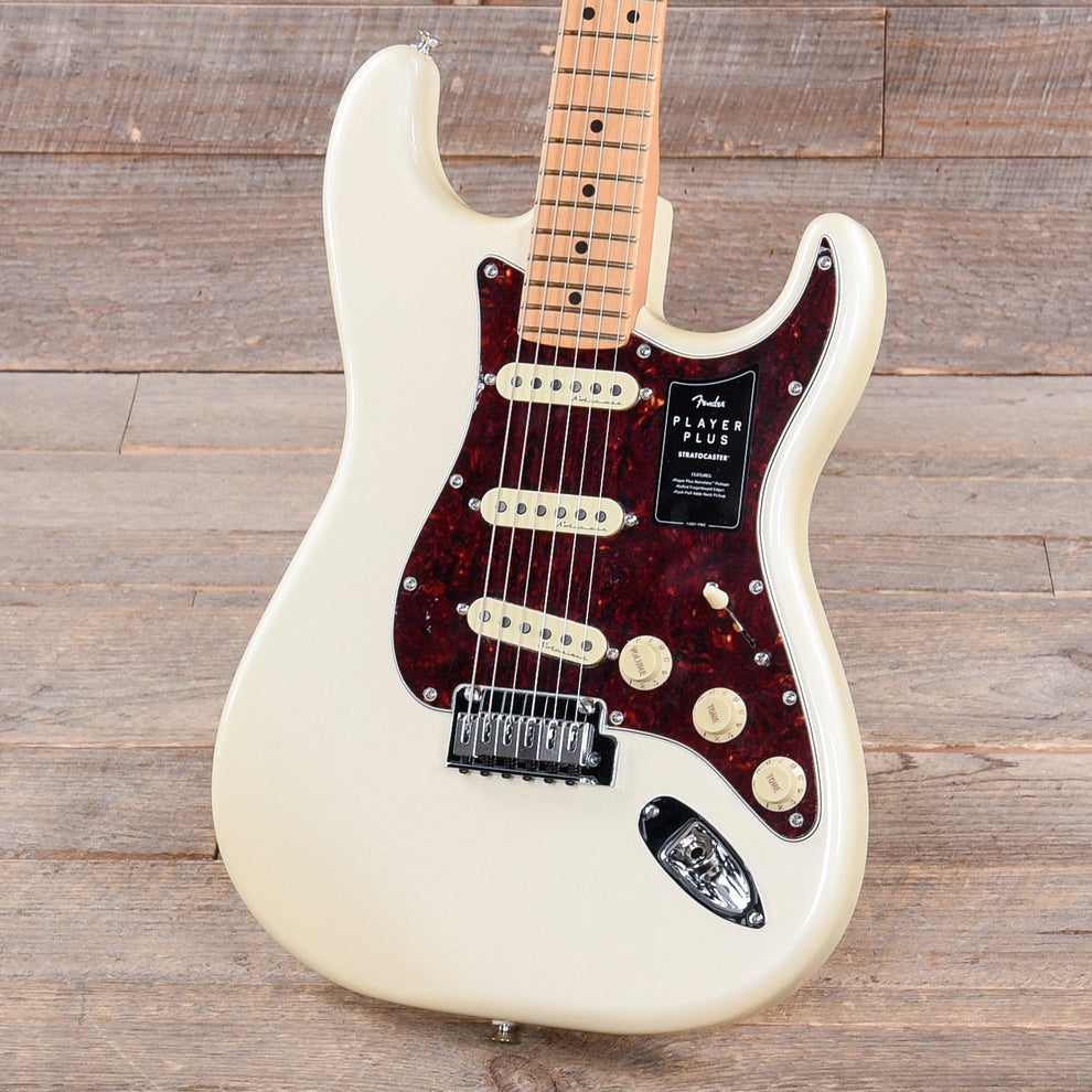 Fender Player Plus Stratocaster Olympic Pearl – Chicago Music Exchange