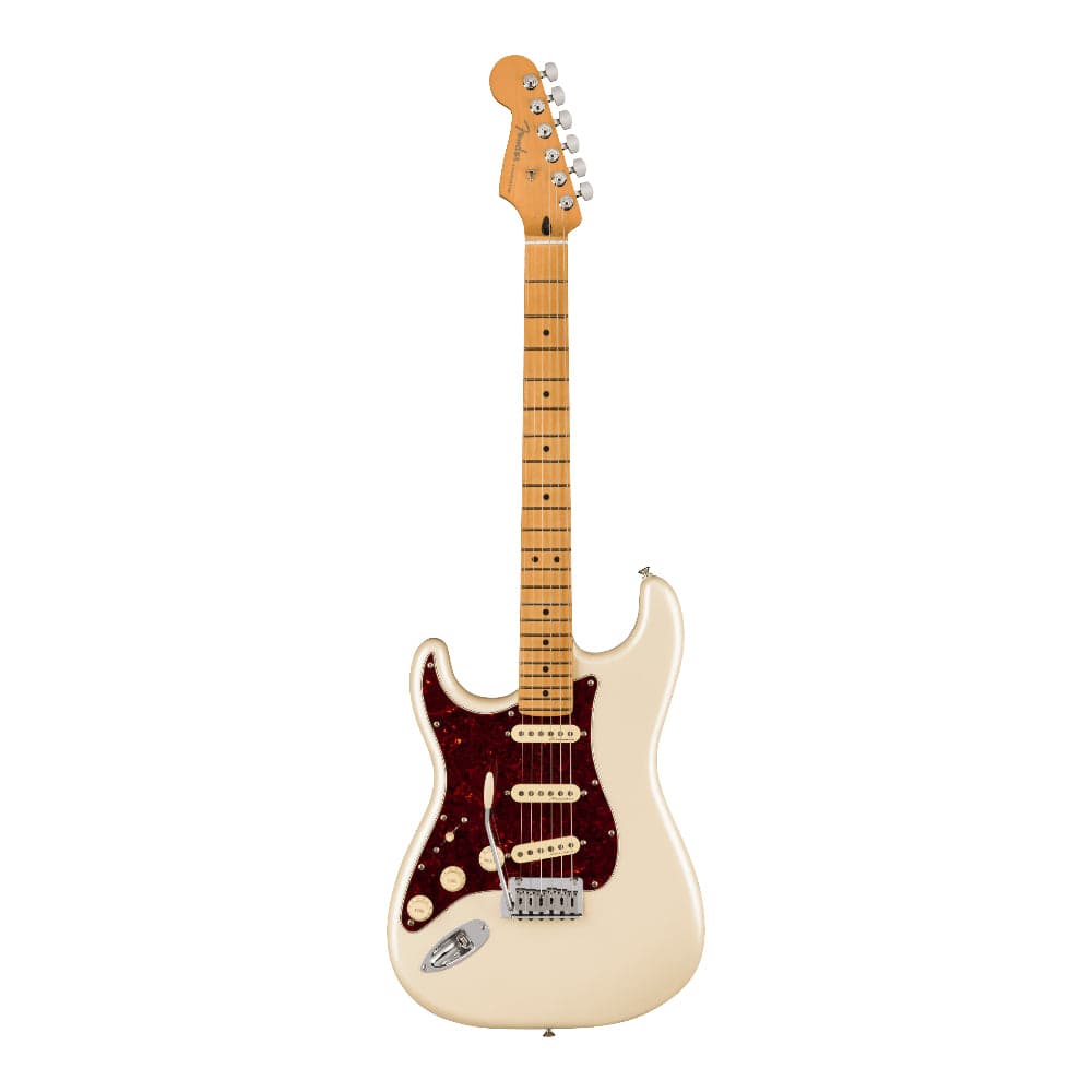 Fender Player Plus Stratocaster Olympic Pearl LEFTY – Chicago Music ...
