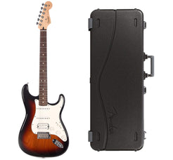 Fender Player Stratocaster HSS 3-Color Sunburst Bundle w/Fender Molded ...