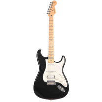 Fender Player Stratocaster HSS MN Black Bundle w/Fender Gig Bag, Stand ...