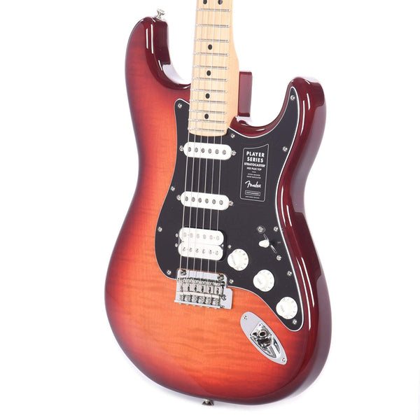 Fender Player Stratocaster HSS Plus Top Aged Cherry Burst – Chicago ...