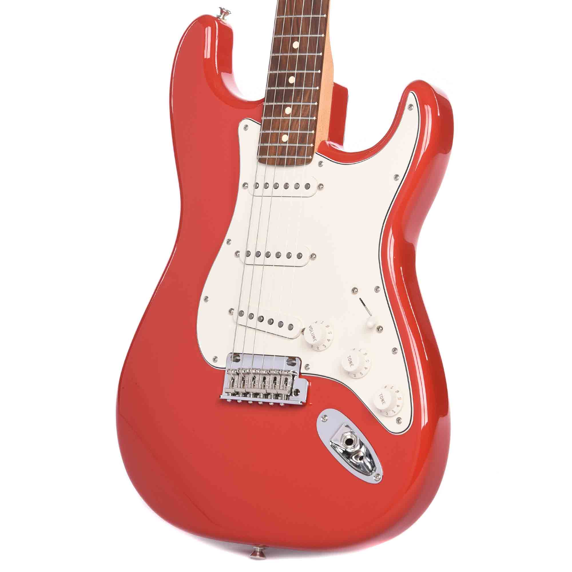 Fender Player Stratocaster PF Sonic Red Bundle w/Fender Gig Bag, Stand ...