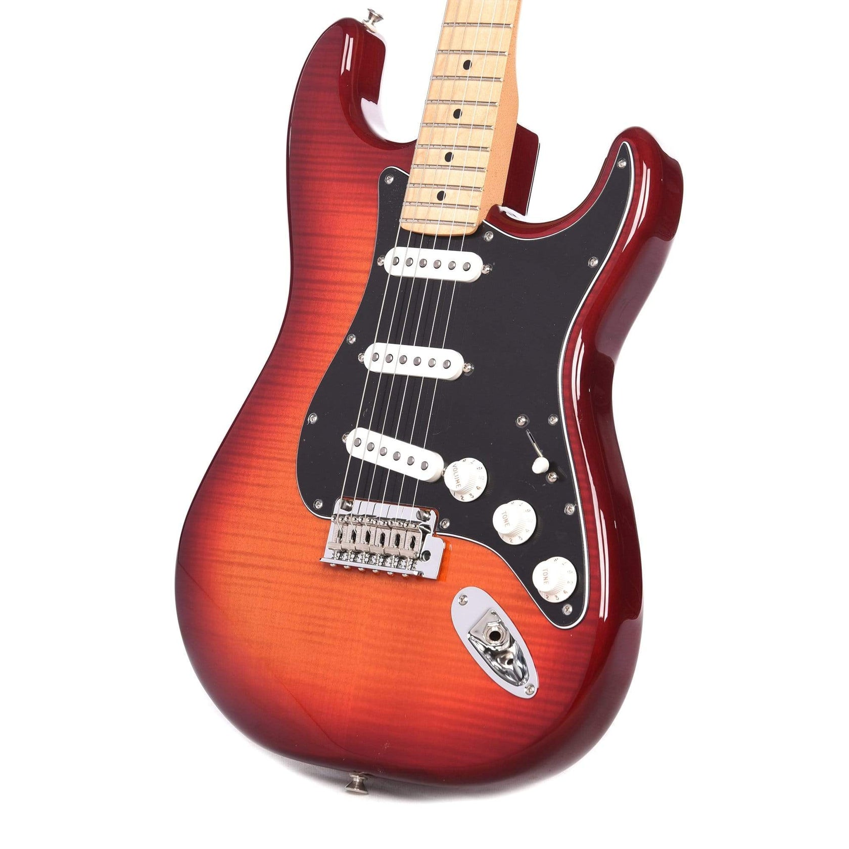 Fender Player Stratocaster Plus Top Aged Cherry Burst – Chicago Music ...