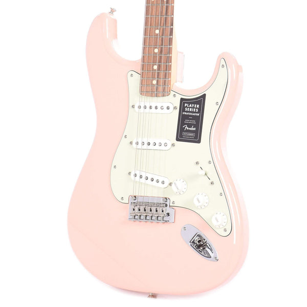 Fender Player Stratocaster Shell Pink w/3-Ply Mint Pickguard – Chicago ...