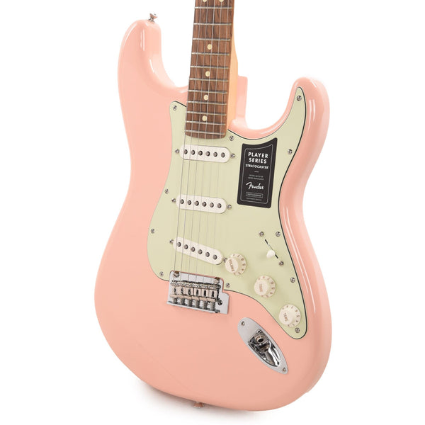 Fender Player Stratocaster Shell Pink w/3-Ply Mint Pickguard – Chicago ...