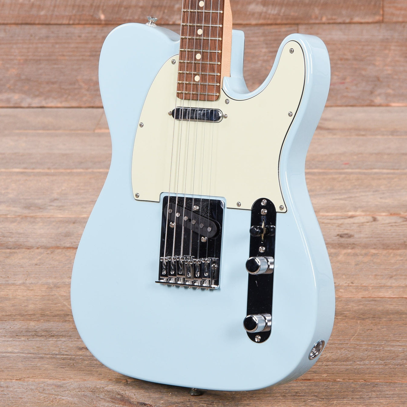 Fender Player Telecaster Daphne Blue w/3-Ply Mint Pickguard – Chicago ...