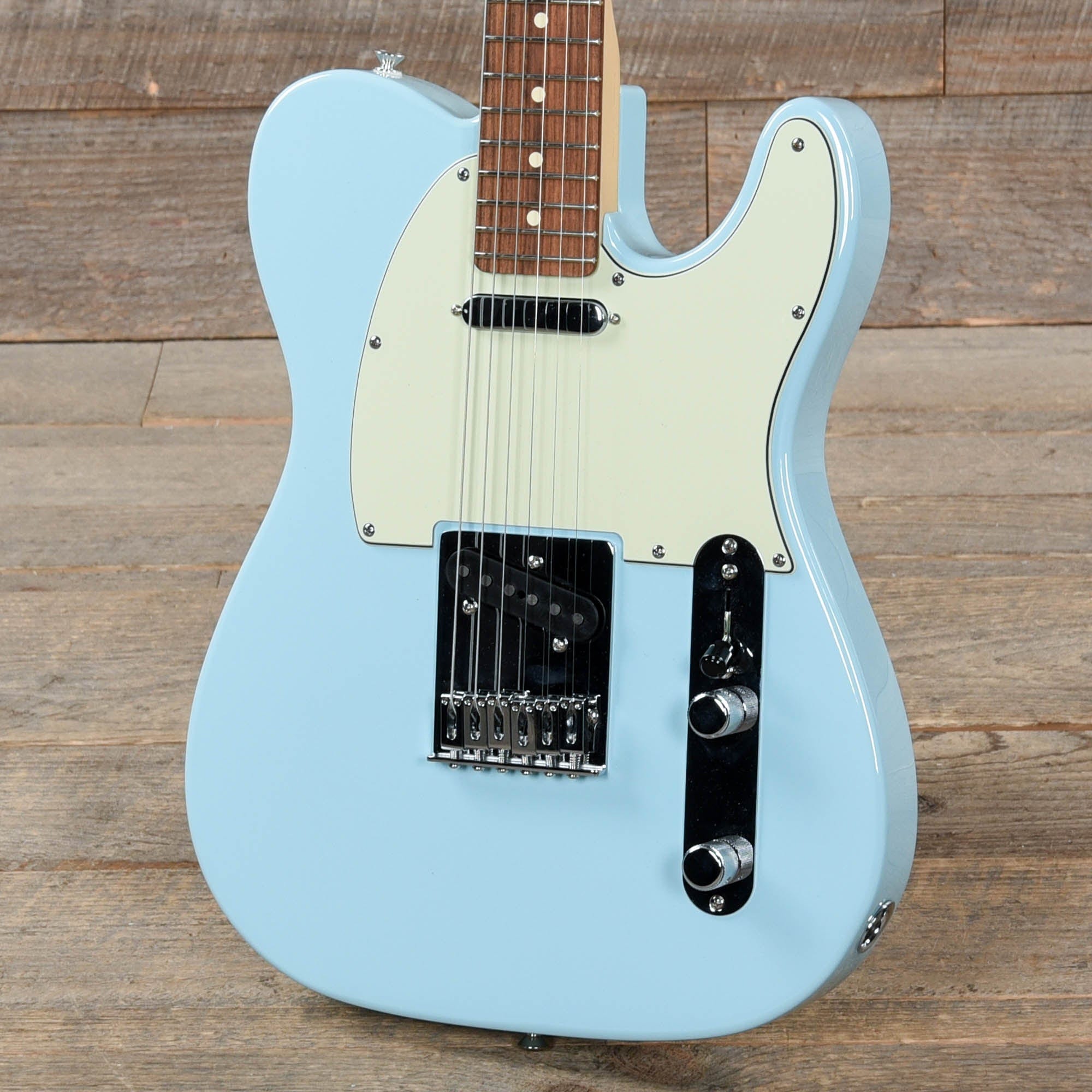 Fender Player Telecaster Daphne Blue w/3-Ply Mint Pickguard – Chicago ...