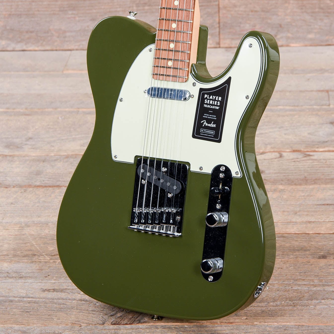 Fender Player Telecaster Olive w/3-Ply Mint Pickguard – Chicago Music ...