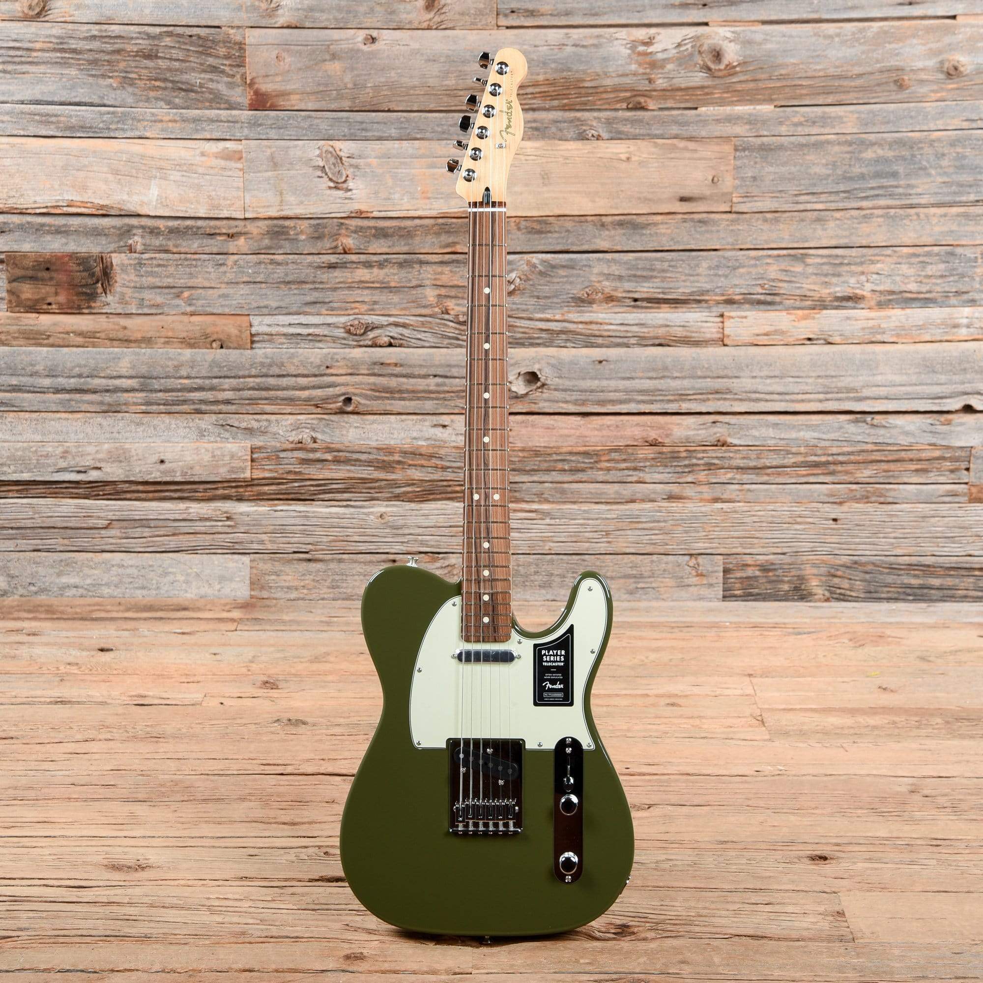 Fender Player Telecaster Olive w/3-Ply Mint Pickguard – Chicago Music ...