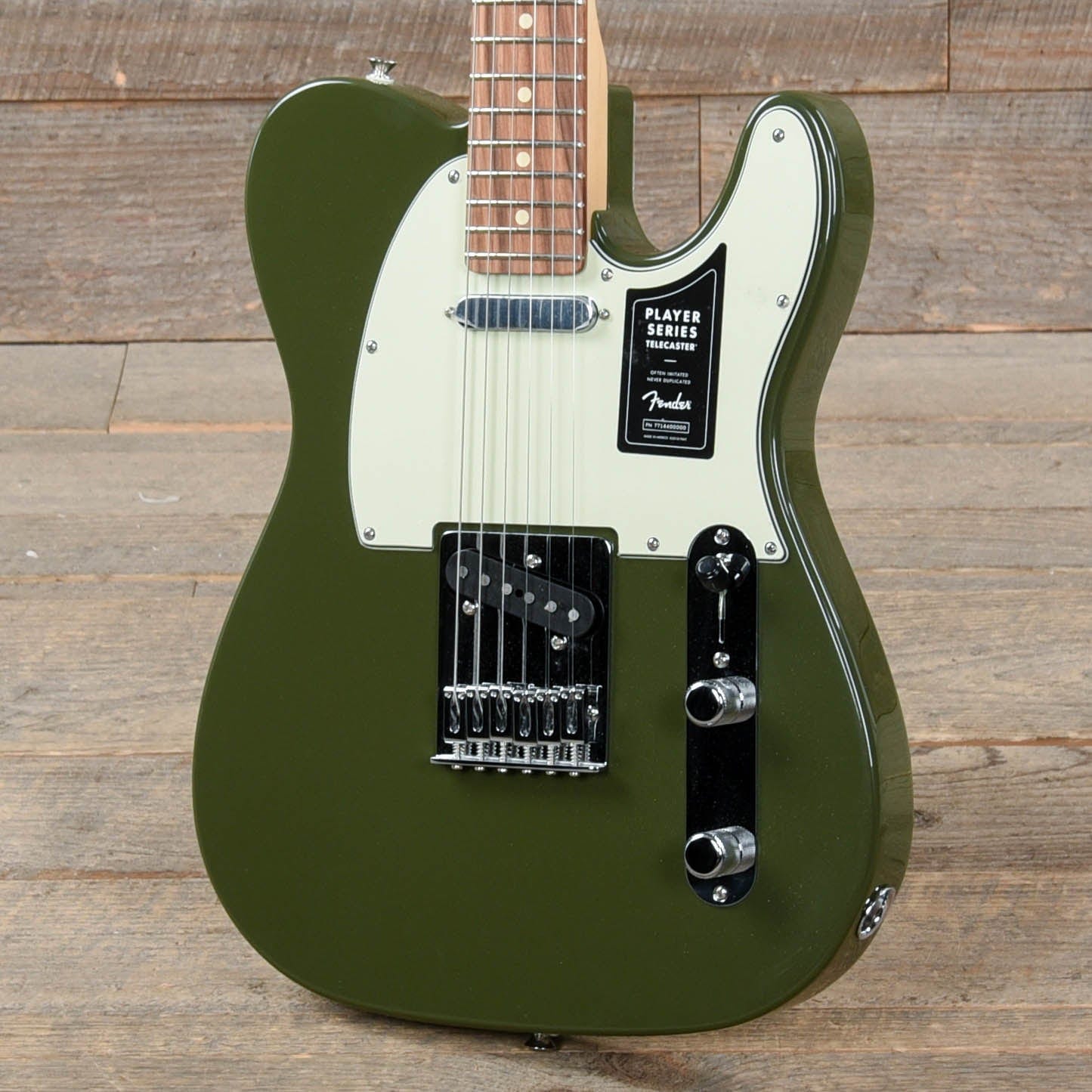 Fender Player Telecaster Olive w/3-Ply Mint Pickguard – Chicago Music ...