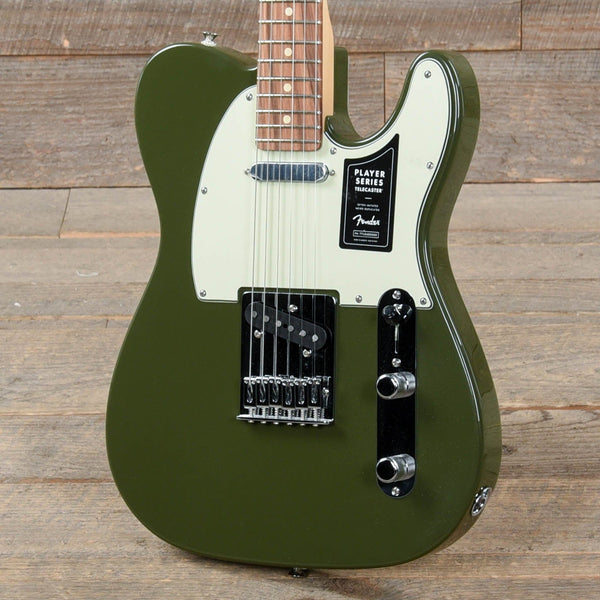 Fender Player Telecaster Olive w/3-Ply Mint Pickguard – Chicago Music ...