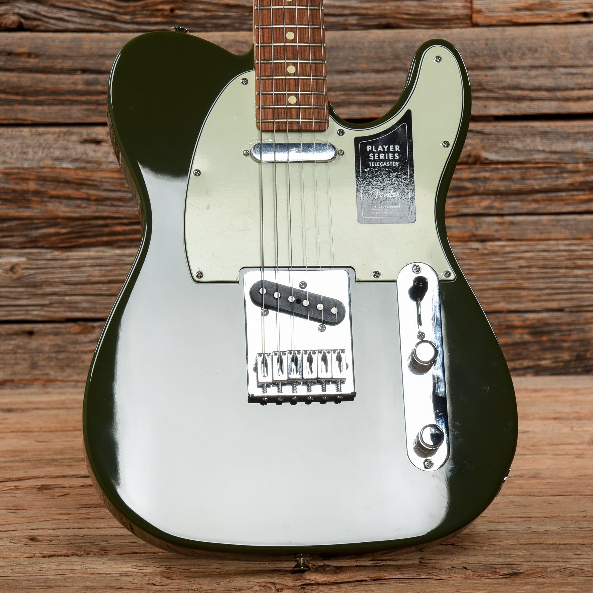 Fender Player Telecaster Olive w/3-Ply Mint Pickguard – Chicago Music ...