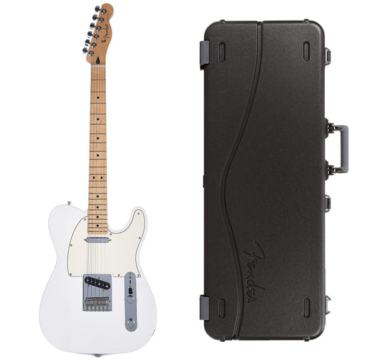Fender Player Telecaster Polar White Bundle w/Fender Molded Hardshell ...