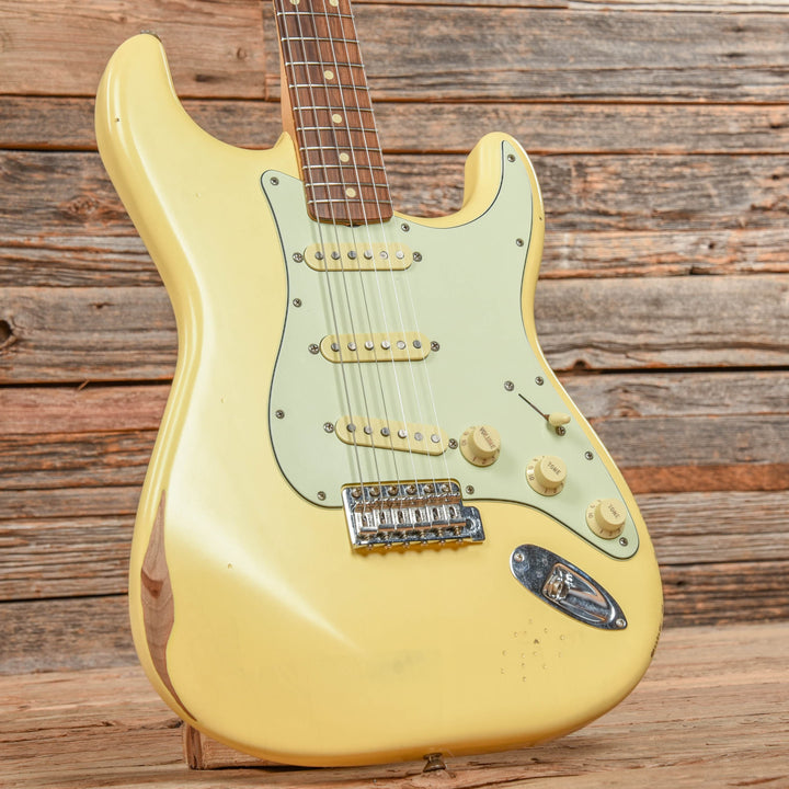 Fender Road Worn '60s Stratocaster Vintage White w/Pure Vintage '59 Pi – Chicago Music Exchange