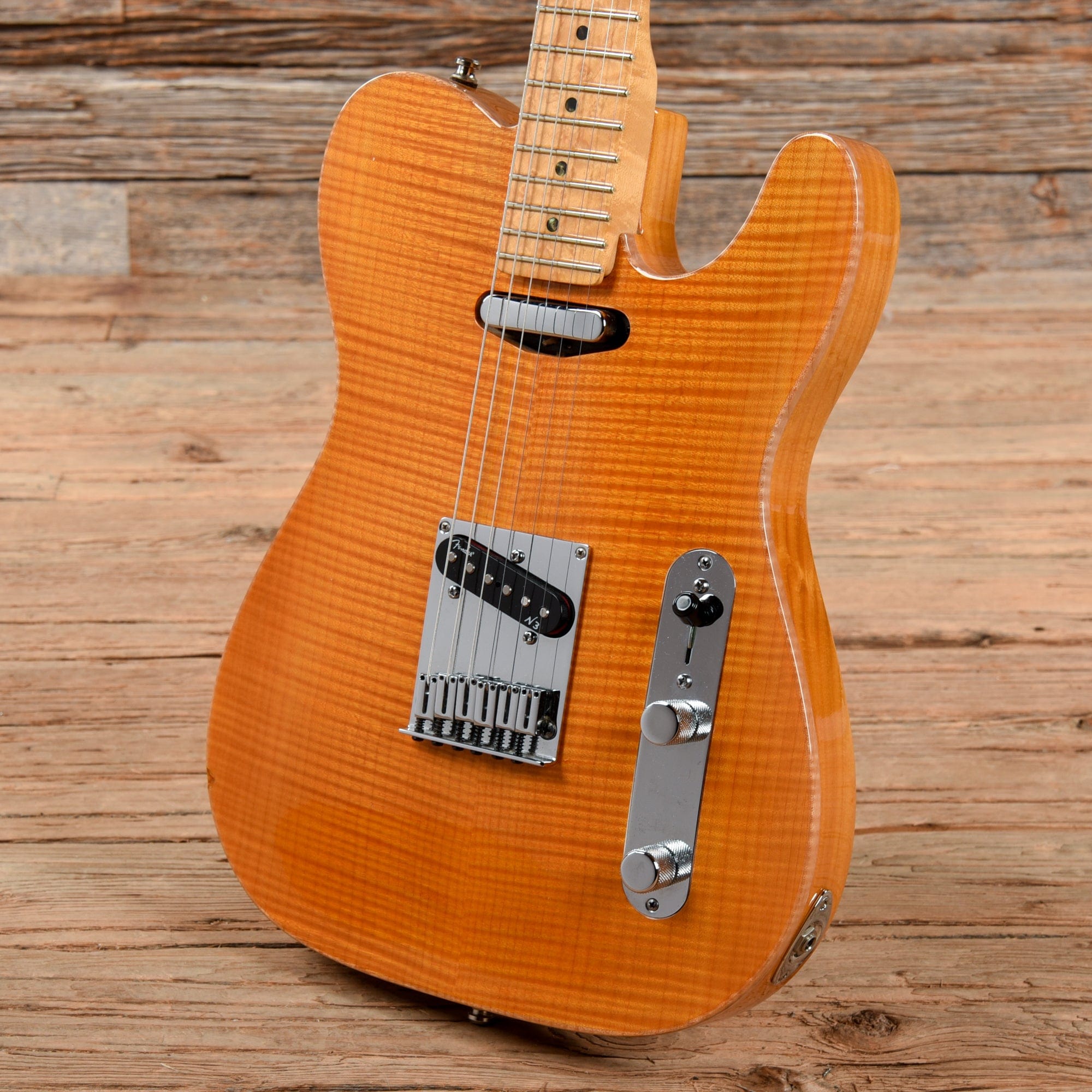 Fender Select Series Telecaster Carved Top Amber 2012 – Chicago Music ...