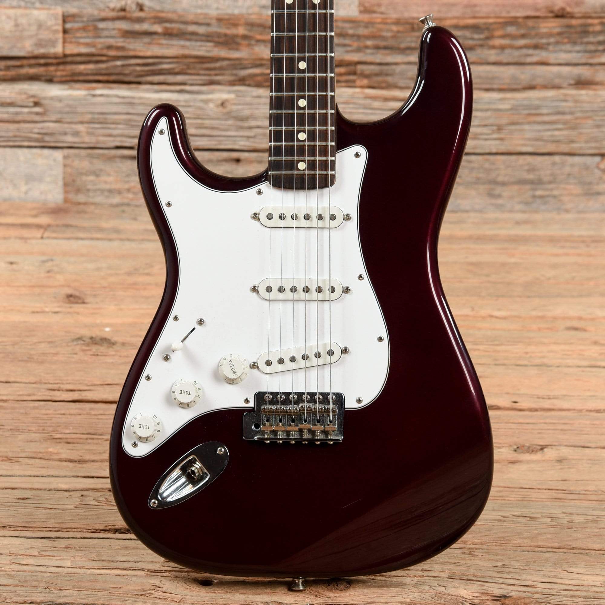 Fender Standard Stratocaster Midnight Wine 2007 LEFTY – Chicago Music ...