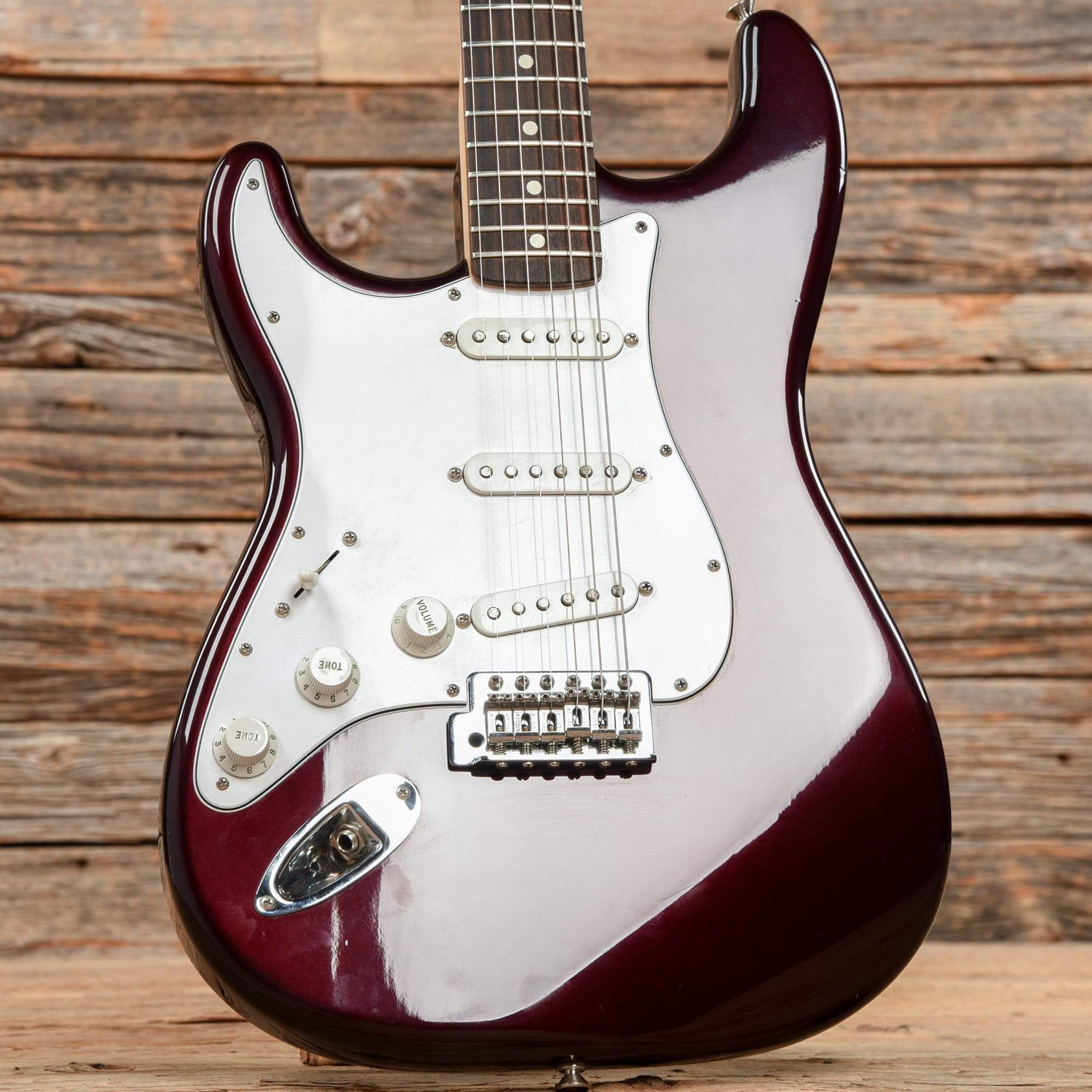 Fender Standard Stratocaster Midnight Wine 2007 LEFTY – Chicago Music ...