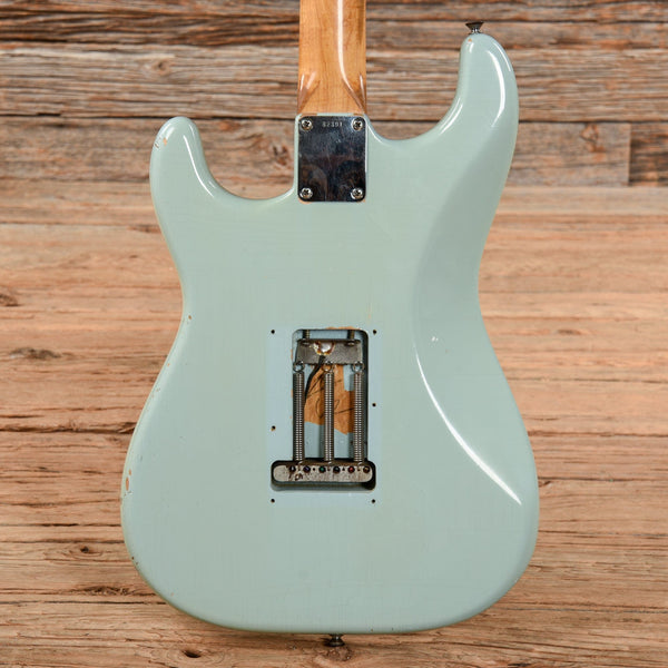 Fender Stratocaster Daphne Blue Refin 1962 – Chicago Music Exchange