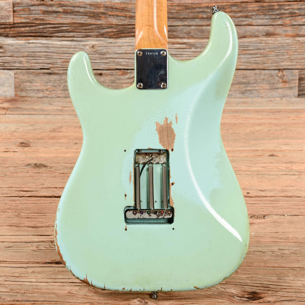 Fender Stratocaster Daphne Blue Refin 1965 – Chicago Music Exchange