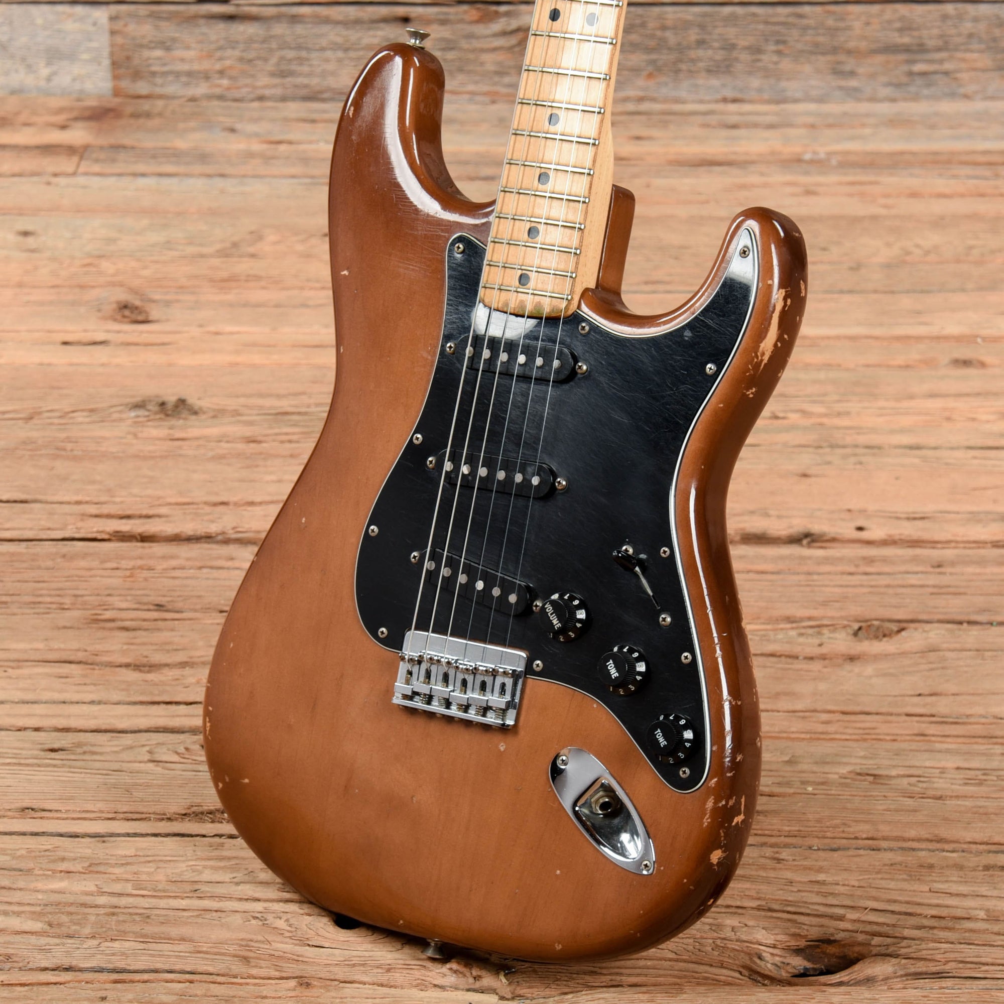 Fender Stratocaster Hardtail Mocha 1975 – Chicago Music Exchange
