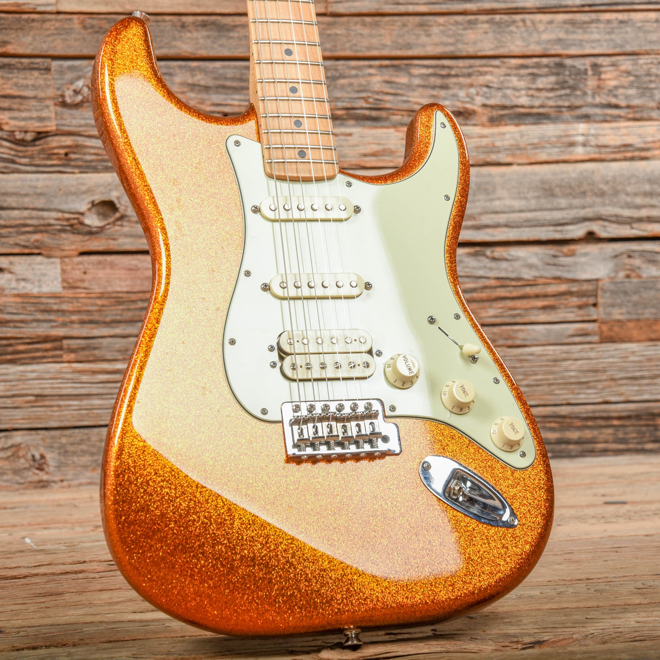 Fender Stratocaster Sunfire Orange Flake 2010 – Chicago Music Exchange