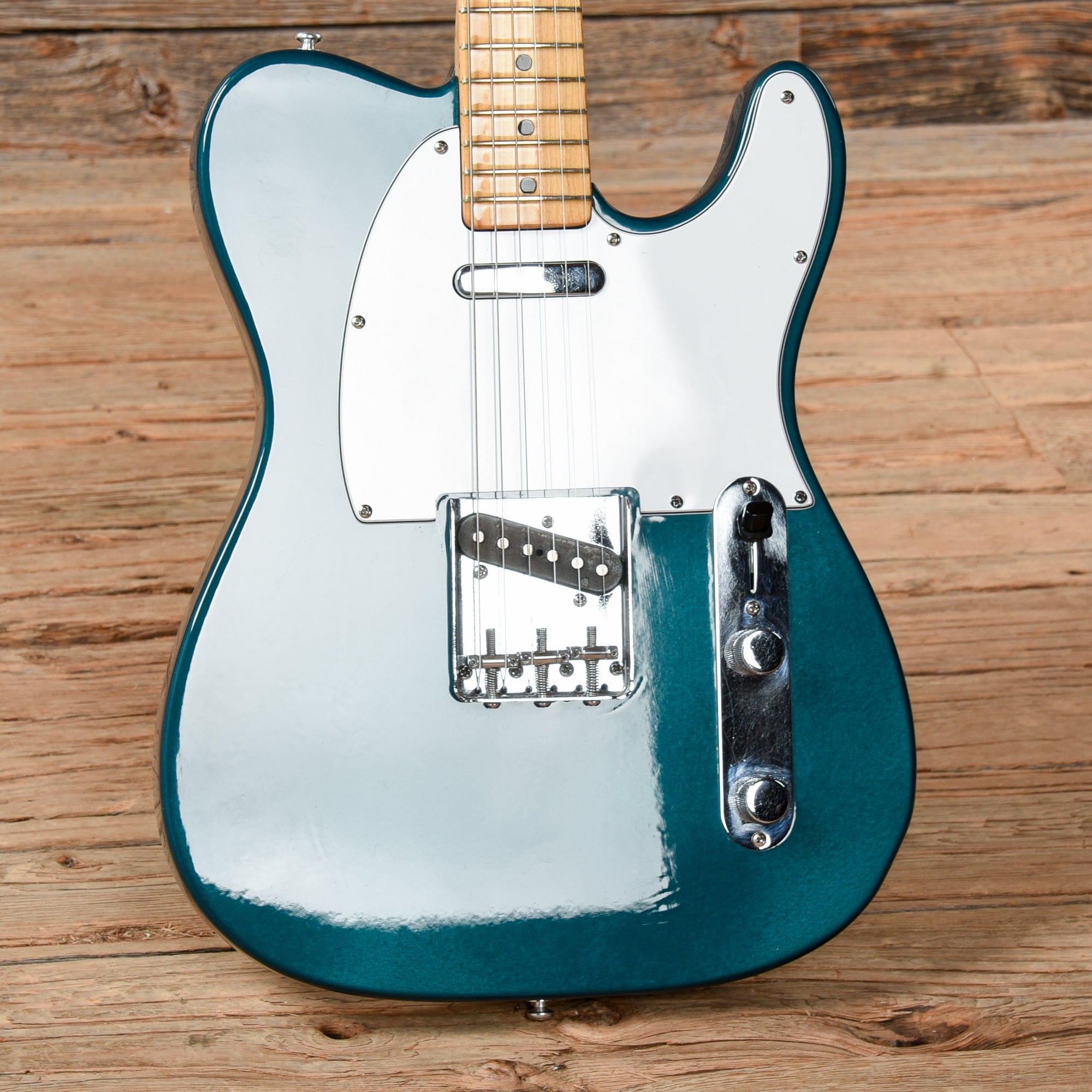 Fender Telecaster Ocean Metallic Blue Refin 1972 – Chicago Music Exchange