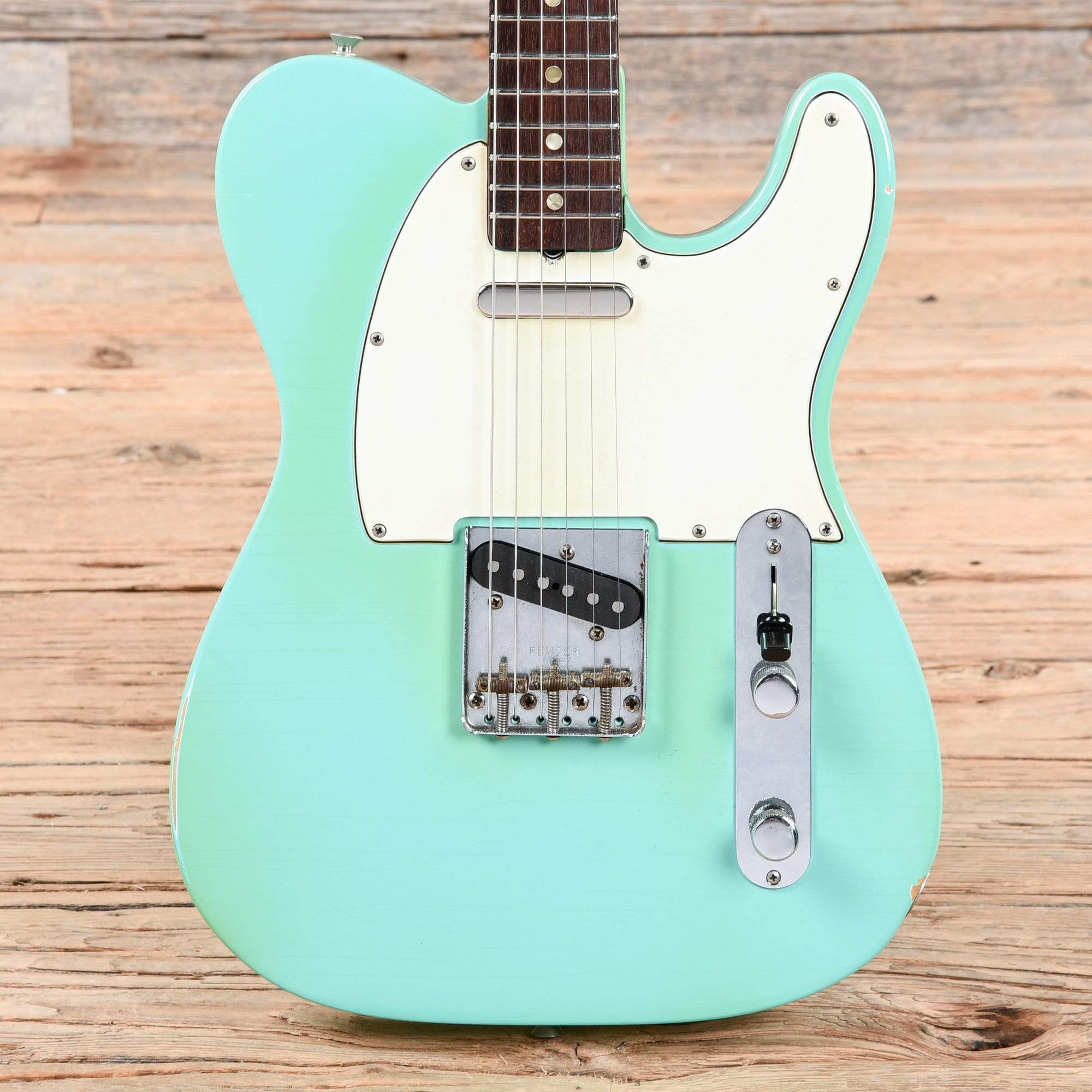 Fender Telecaster Seafoam Green Refin 1966 – Chicago Music Exchange