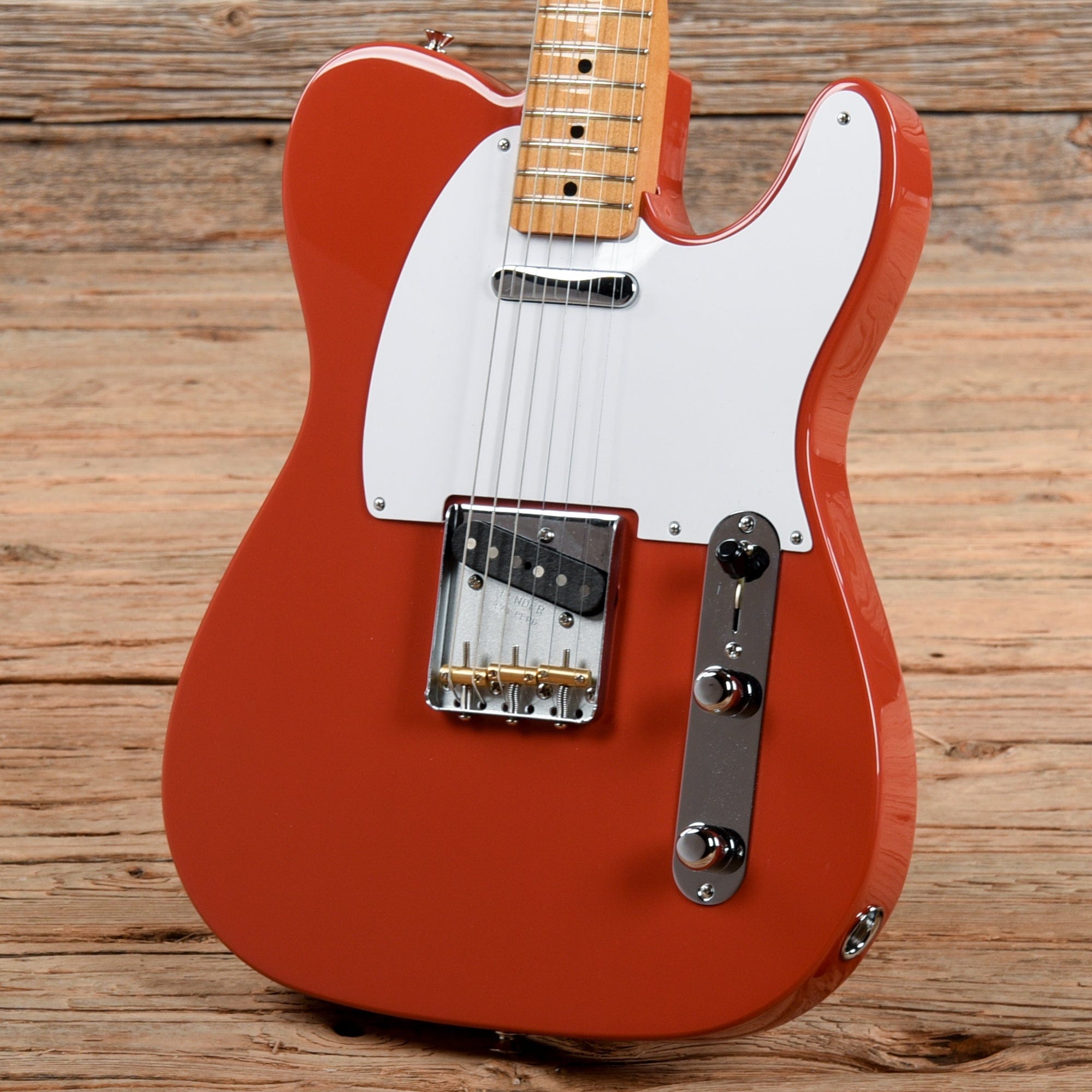 Fender Vintera '50s Telecaster Fiesta Red 2021 – Chicago Music Exchange