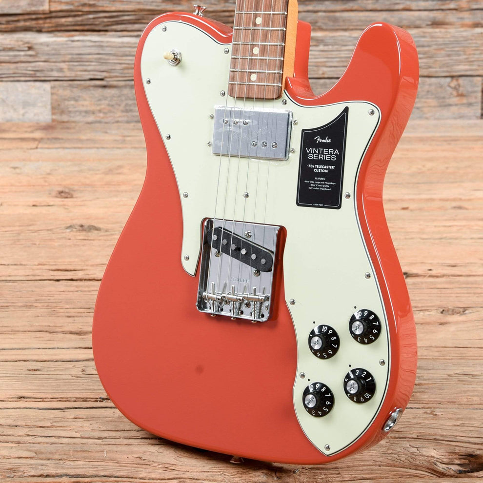 Fender Vintera '70s Telecaster Custom Fiesta Red – Chicago Music Exchange