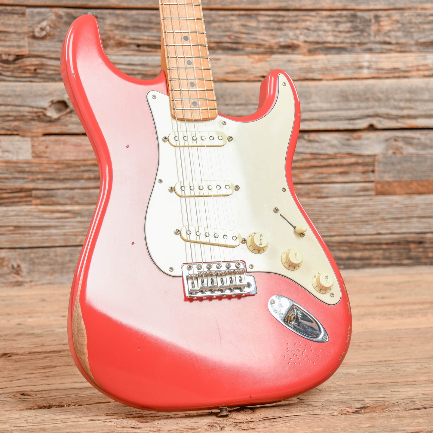 Fender Vintera Road Worn '50s Stratocaster Fiesta Red 2020 – Chicago ...