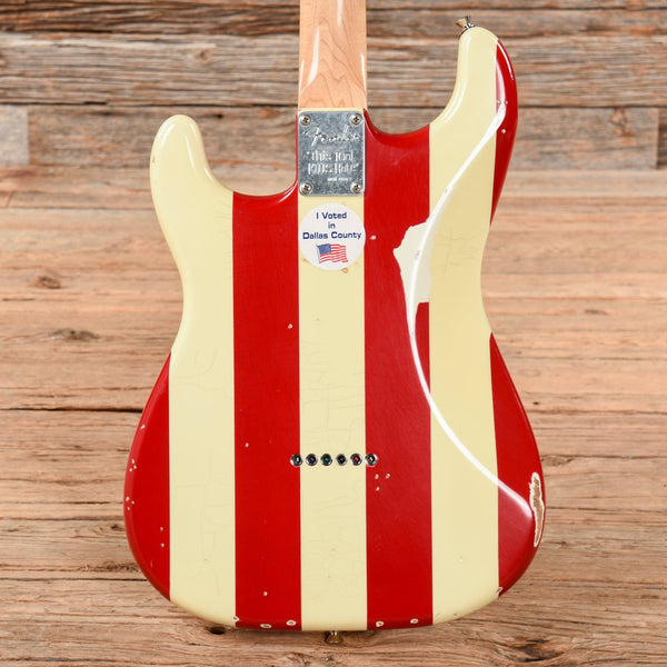 Fender Wayne Kramer Stratocaster Red/White/Blue 2010 – Chicago Music ...