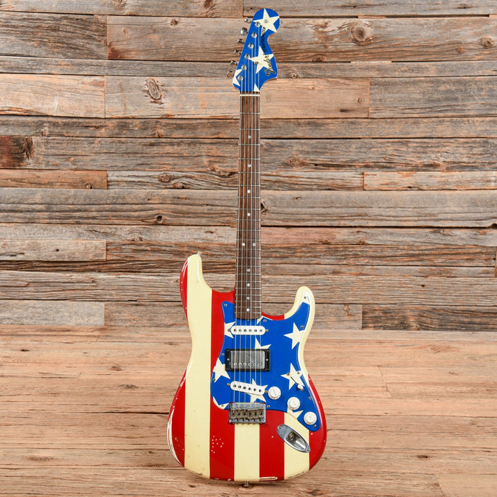 Fender Wayne Kramer Stratocaster Red/White/Blue 2010 – Chicago Music ...