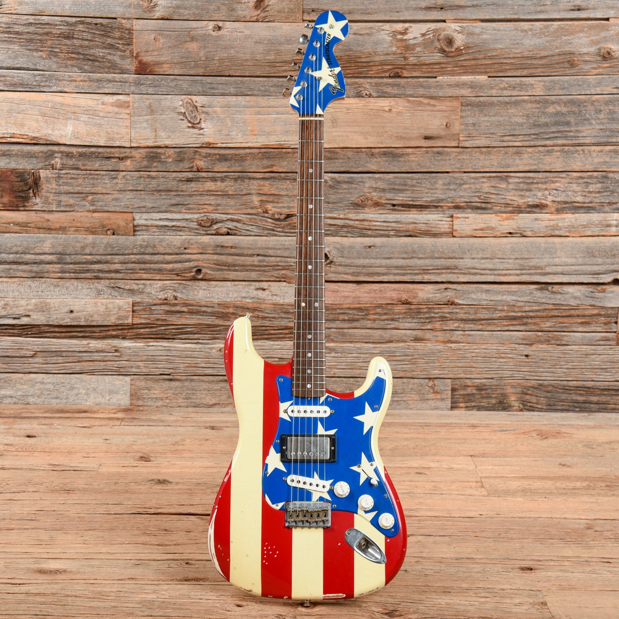 Fender Wayne Kramer Stratocaster Red/White/Blue 2010 – Chicago Music ...
