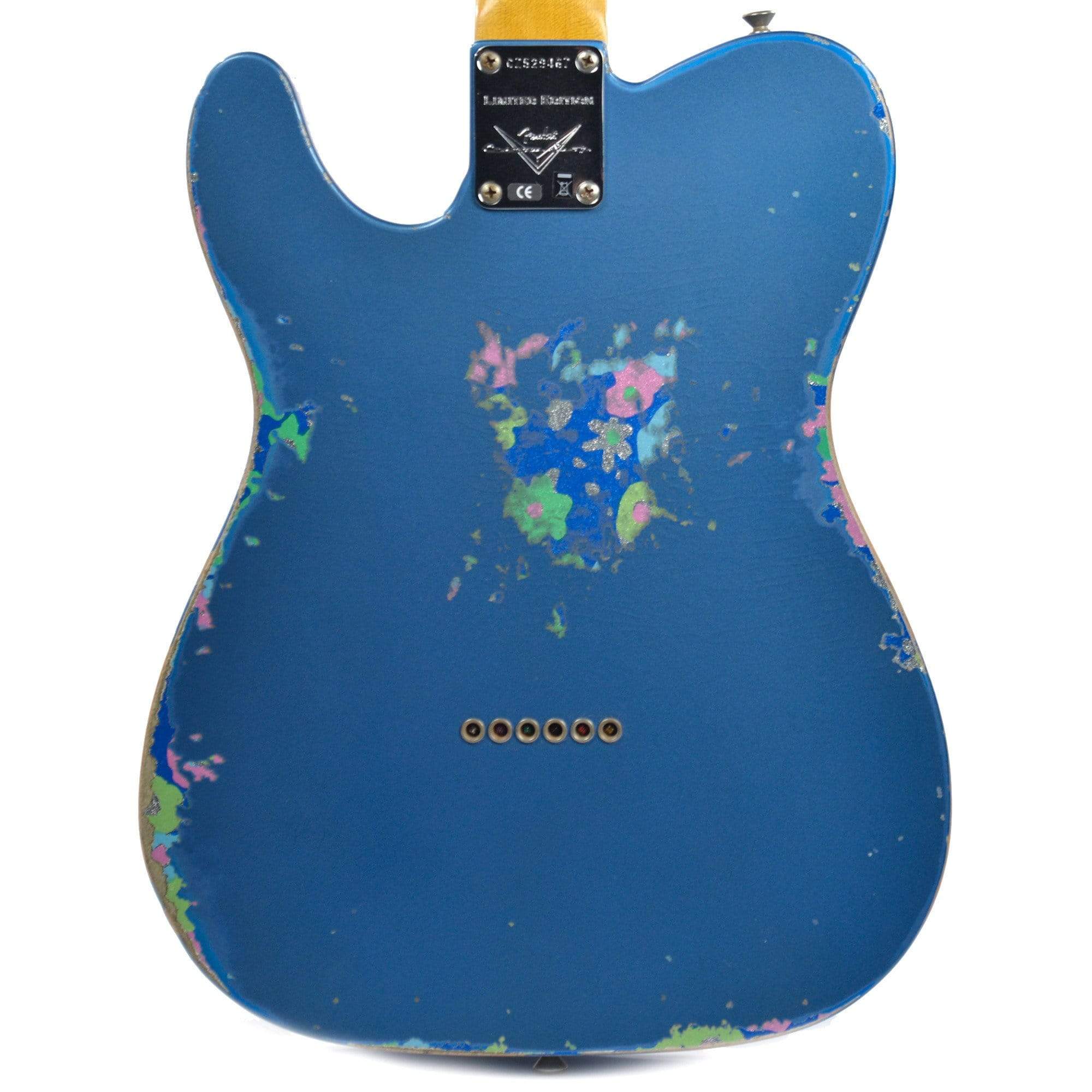 Limited 60's HS Telecaster Heavy Relic Aged Lake Placid Blue Over Blue – Chicago Music Exchange