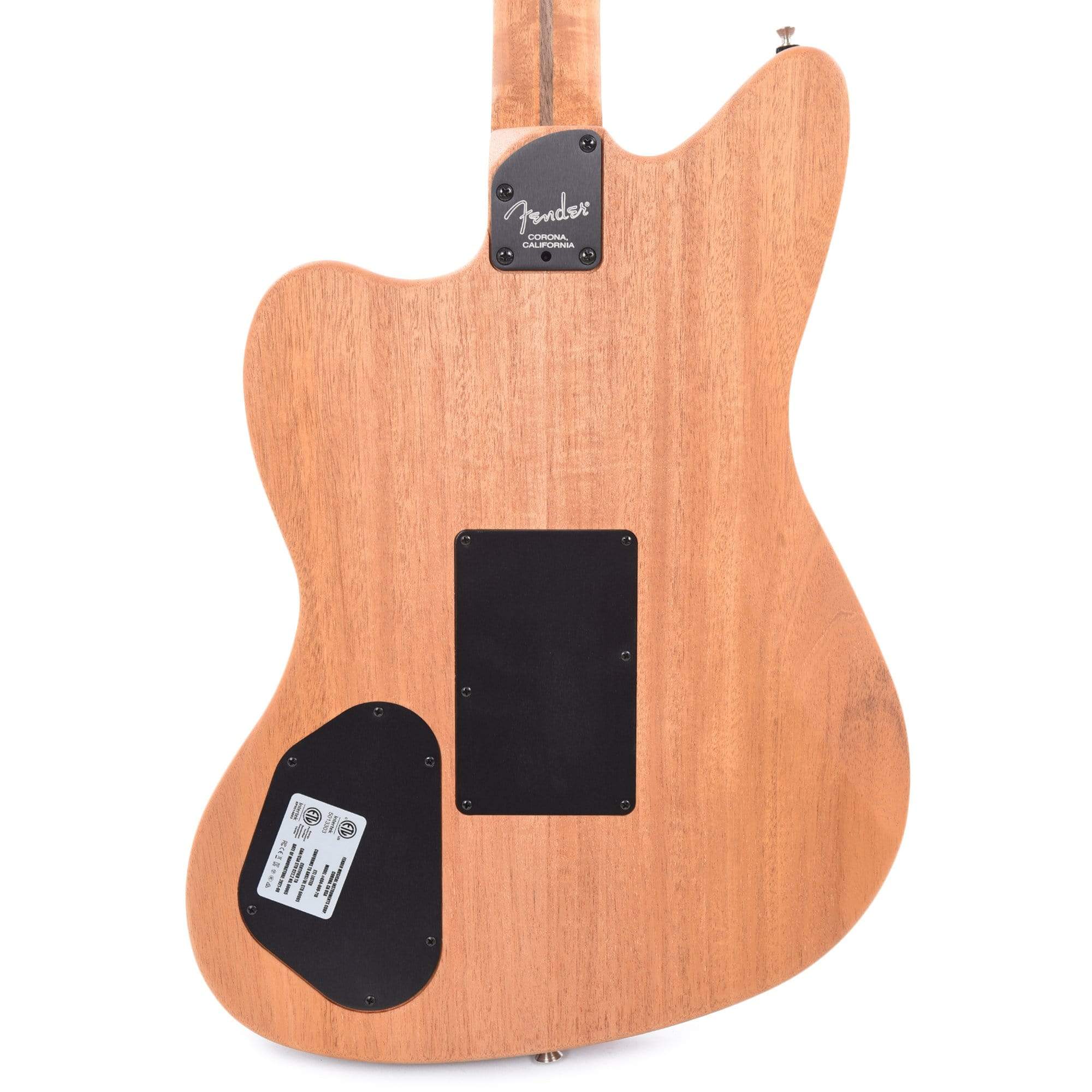 Fender American Acoustasonic Jazzmaster Shell Pink w/Tortoise Rosette ...