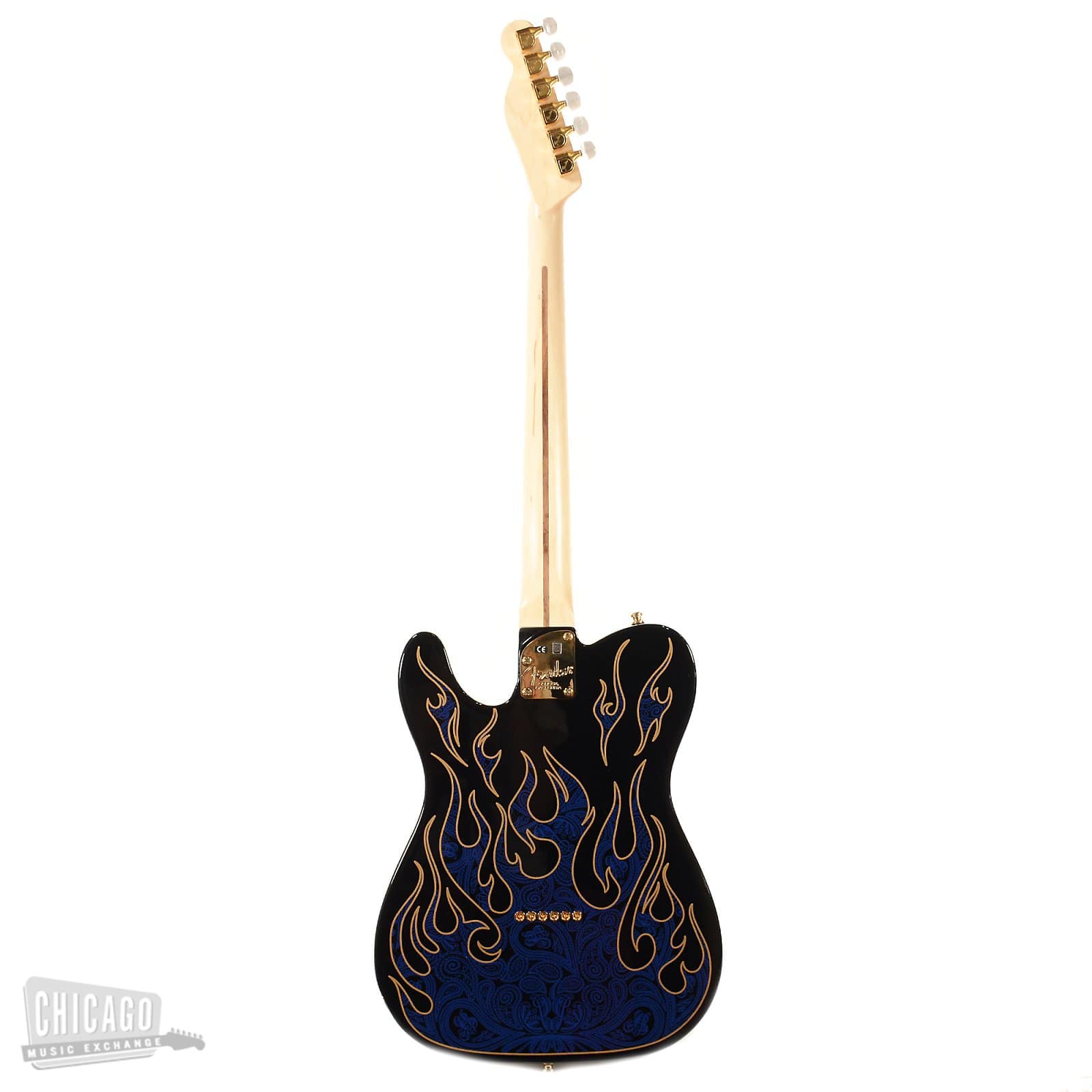 Fender Artist James Burton Telecaster Blue Paisley Flames – Chicago ...