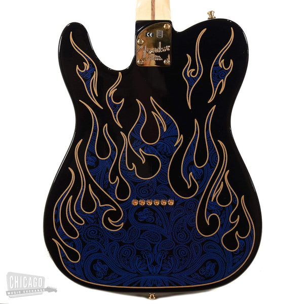 Fender Artist James Burton Telecaster Blue Paisley Flames – Chicago ...