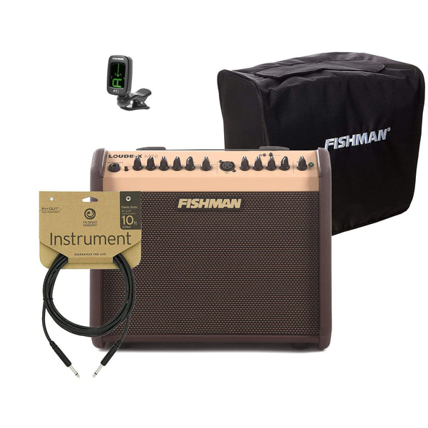 Fishman Loudbox Mini Bluetooth 60W w/Mini Slip Cover and FT-2 Clip-On ...