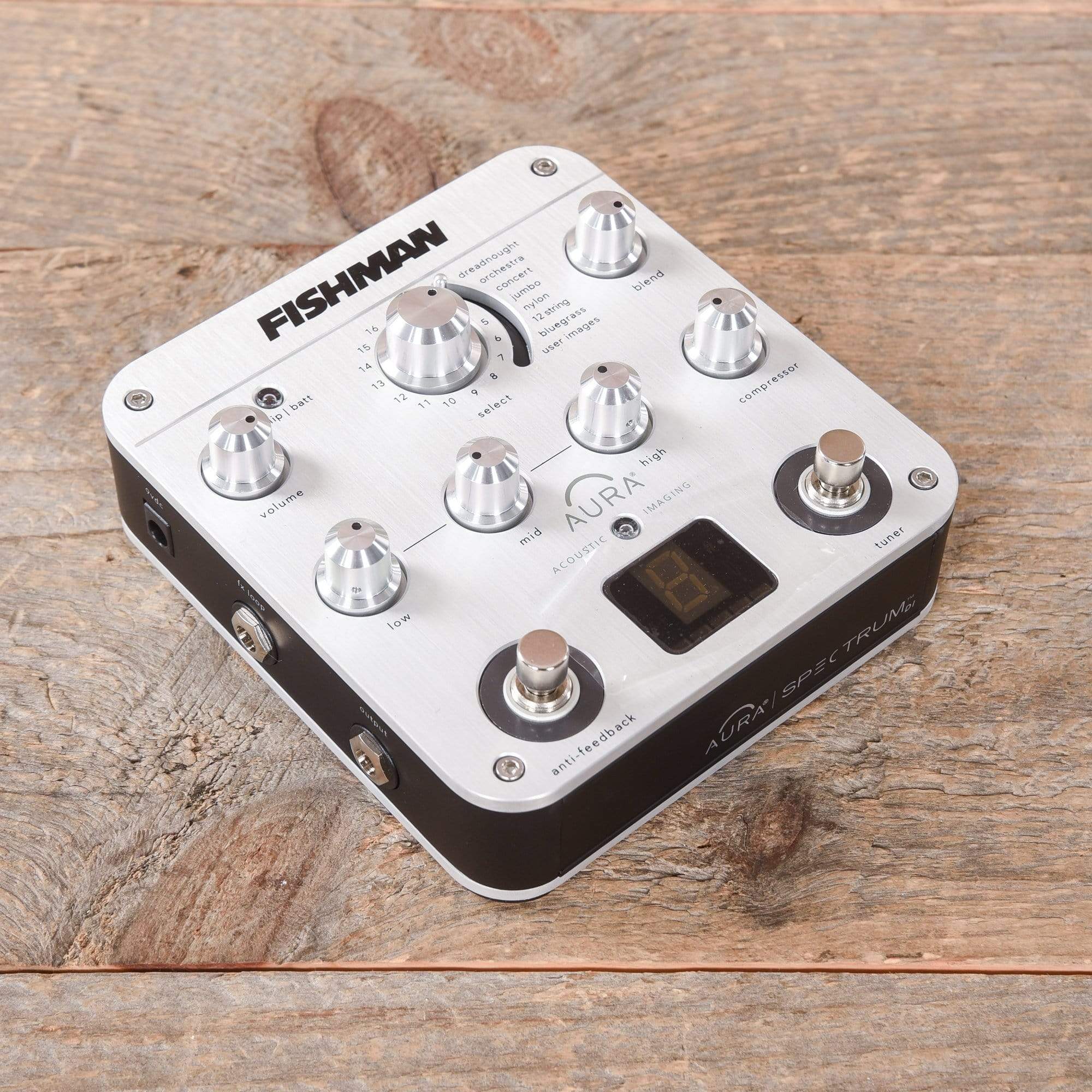 Fishman Aura Spectrum DI Pedal – Chicago Music Exchange