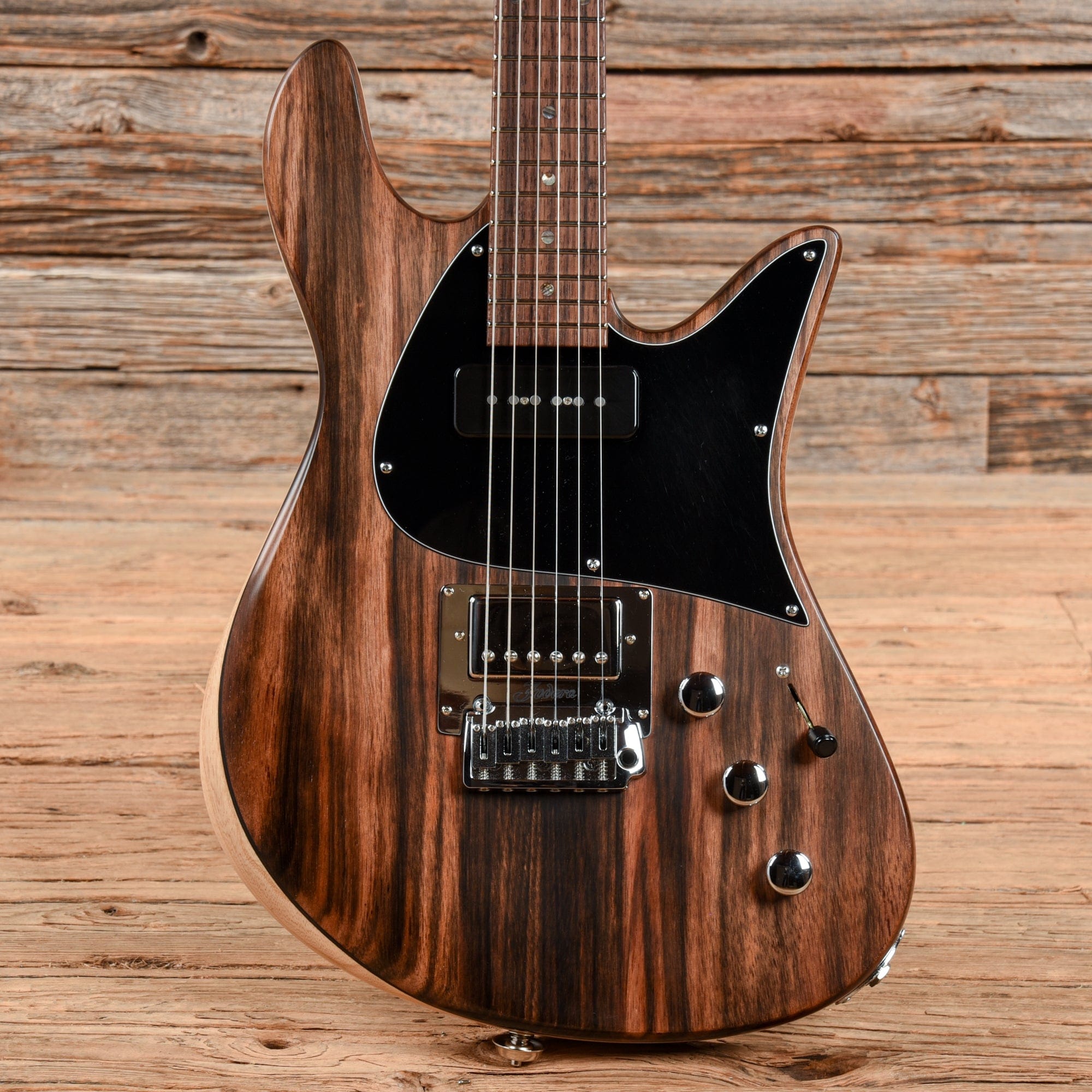 Fodera Custom Emperor Ash Body Ebony Macassar Top w/Fralin JM & Pure P ...