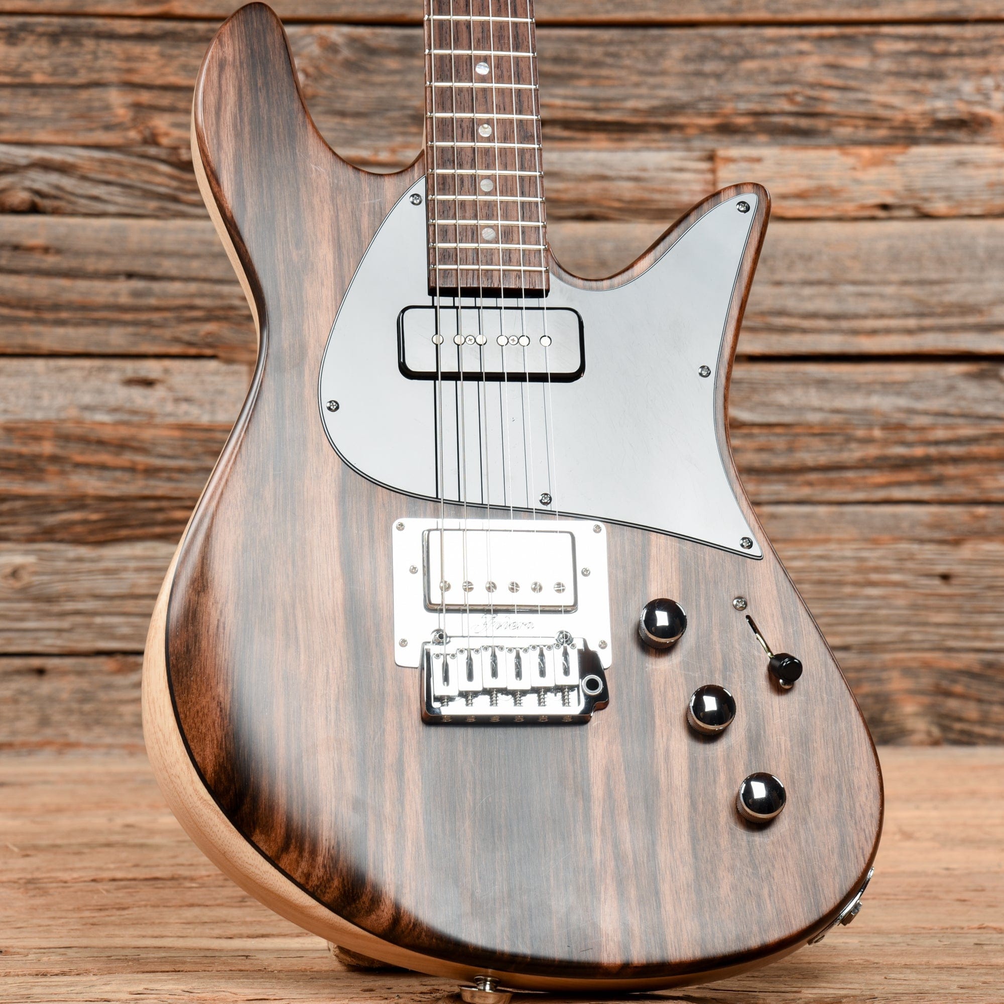 Fodera Custom Emperor Ash Body Ebony Macassar Top w/Fralin JM & Pure P ...