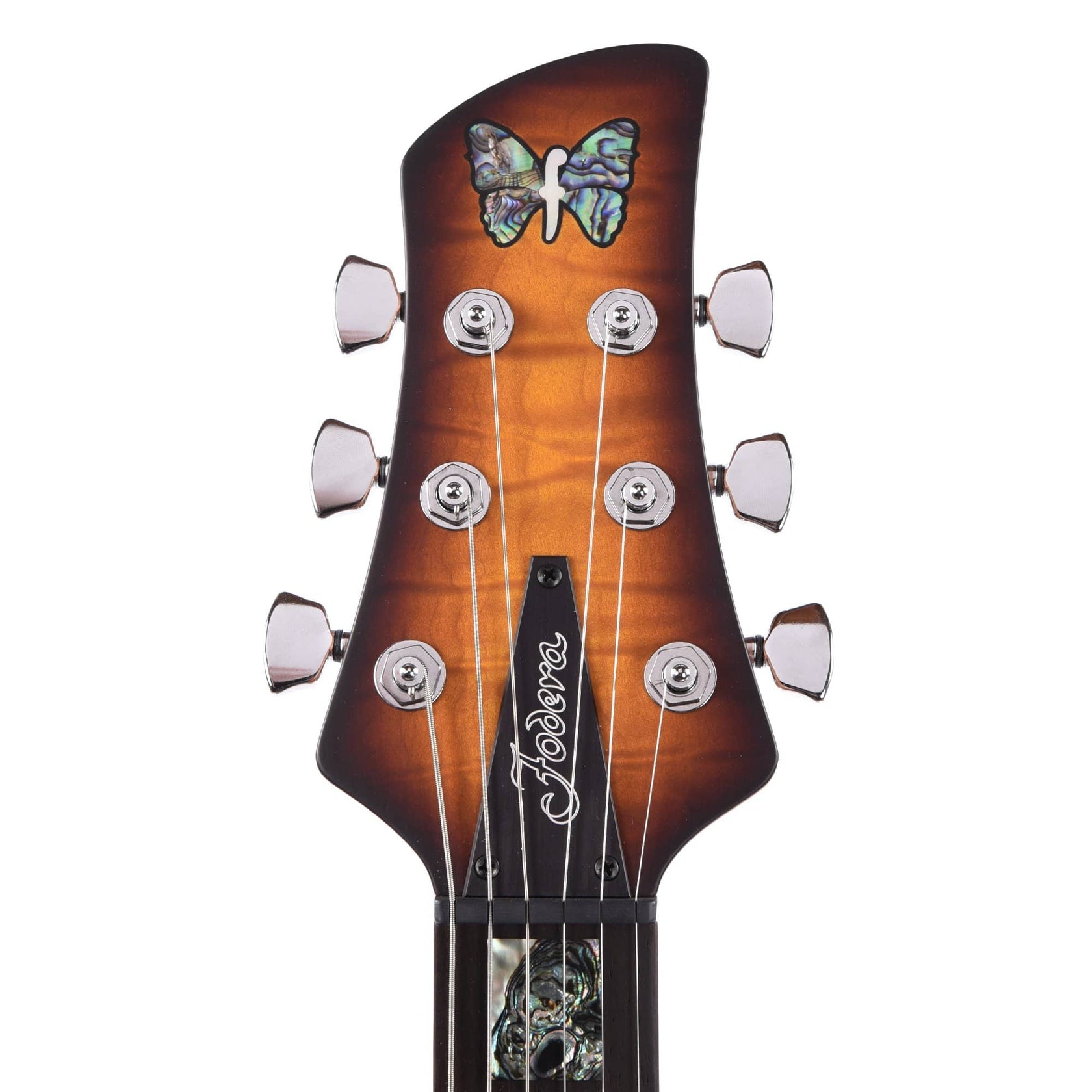 Fodera Imperial Custom Guitar Carved Quilted Maple Tobacco Burst ...