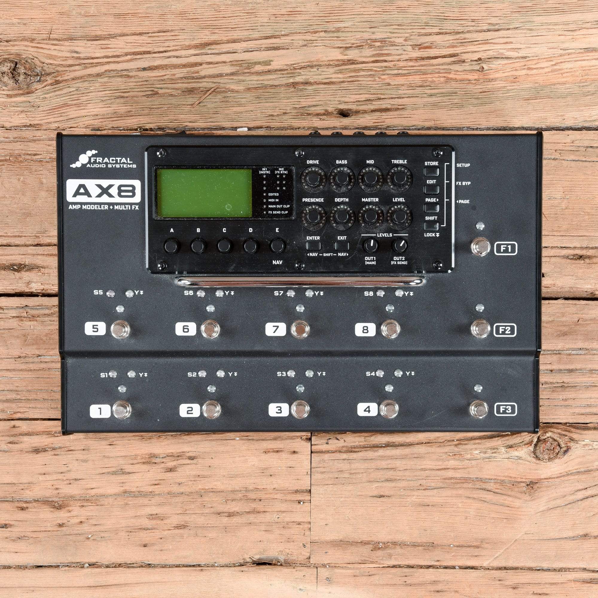 Fractal Audio Systems AX8 Amp Modeler/Multi-FX Processor – Chicago ...