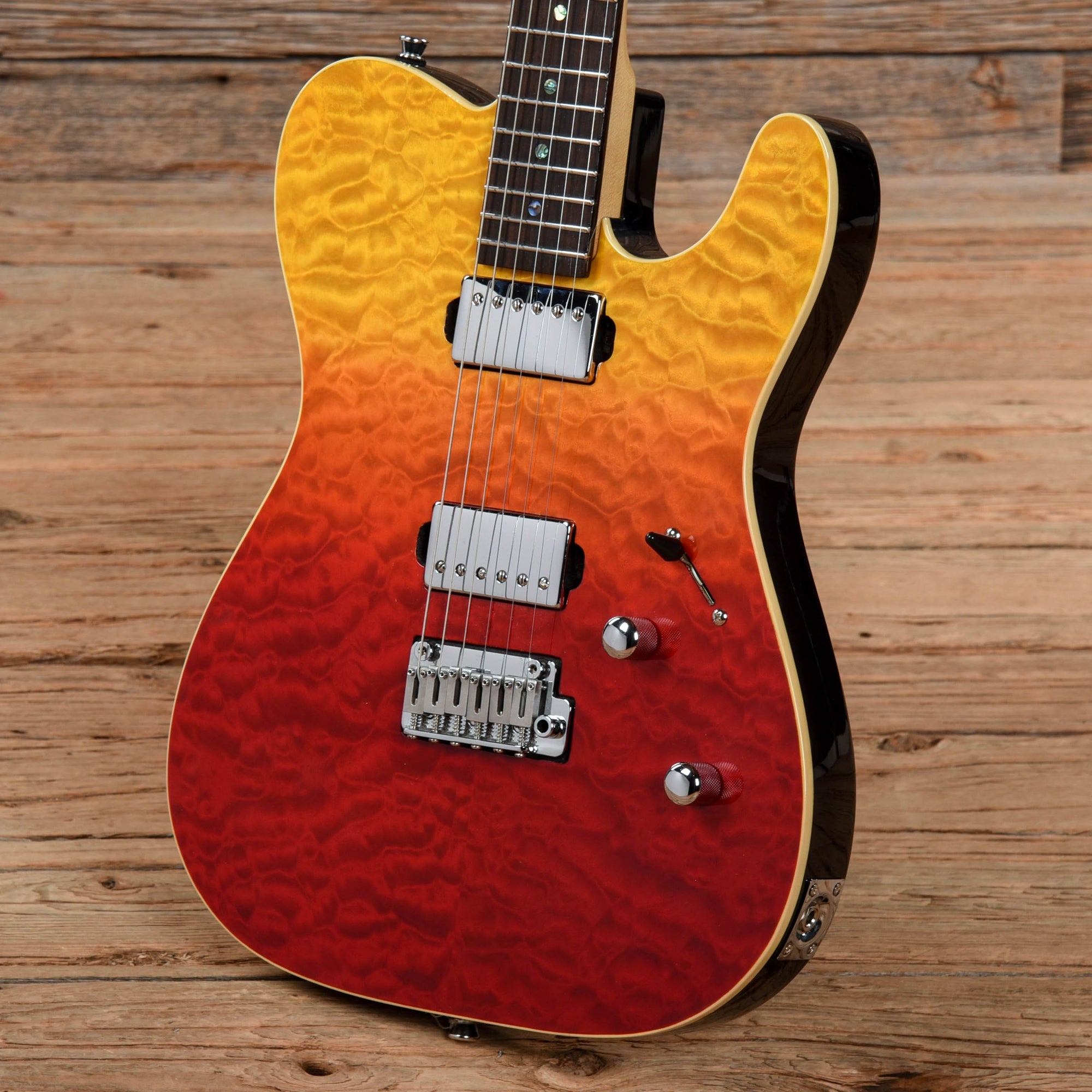 Freakquency Guitars MV-T Sunburst Fade – Chicago Music Exchange