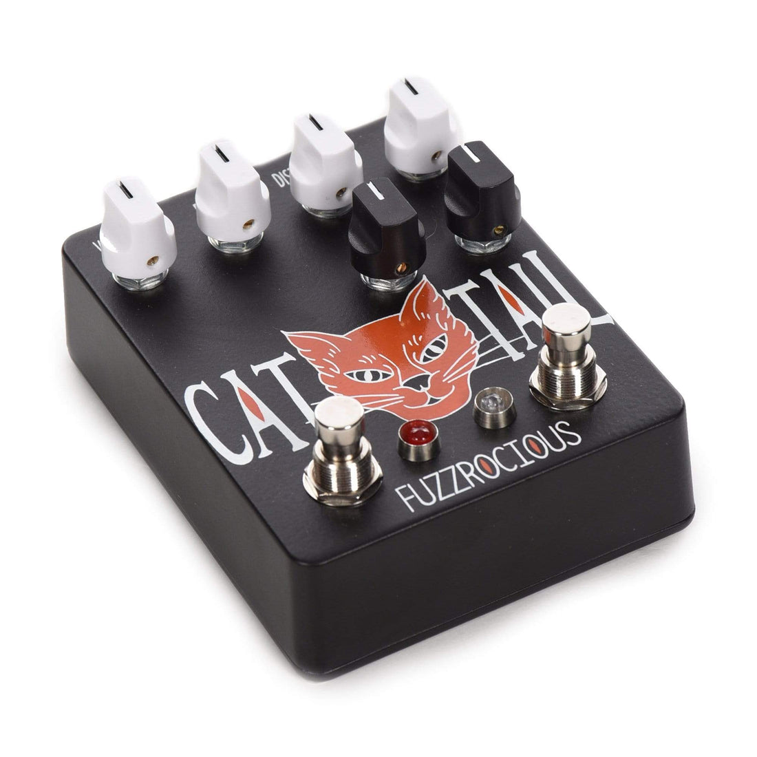 Fuzzrocious Cat Tail Distortion w/ 2nd Distortion Mod Black/Orange ...