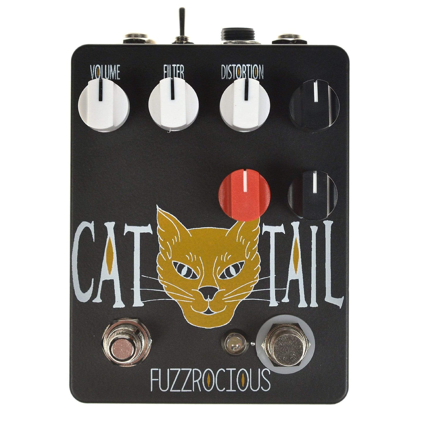 Fuzzrocious Cat Tail Distortion w/ Momentary Feedback Mod Black/Orange ...