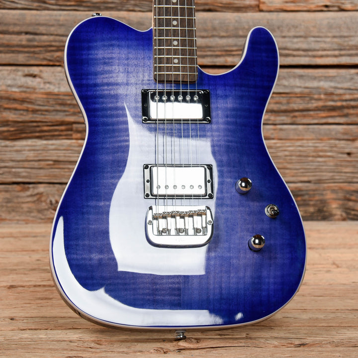 G&L Tribute Series ASAT Deluxe Carved Top Bright Blueburst – Chicago ...